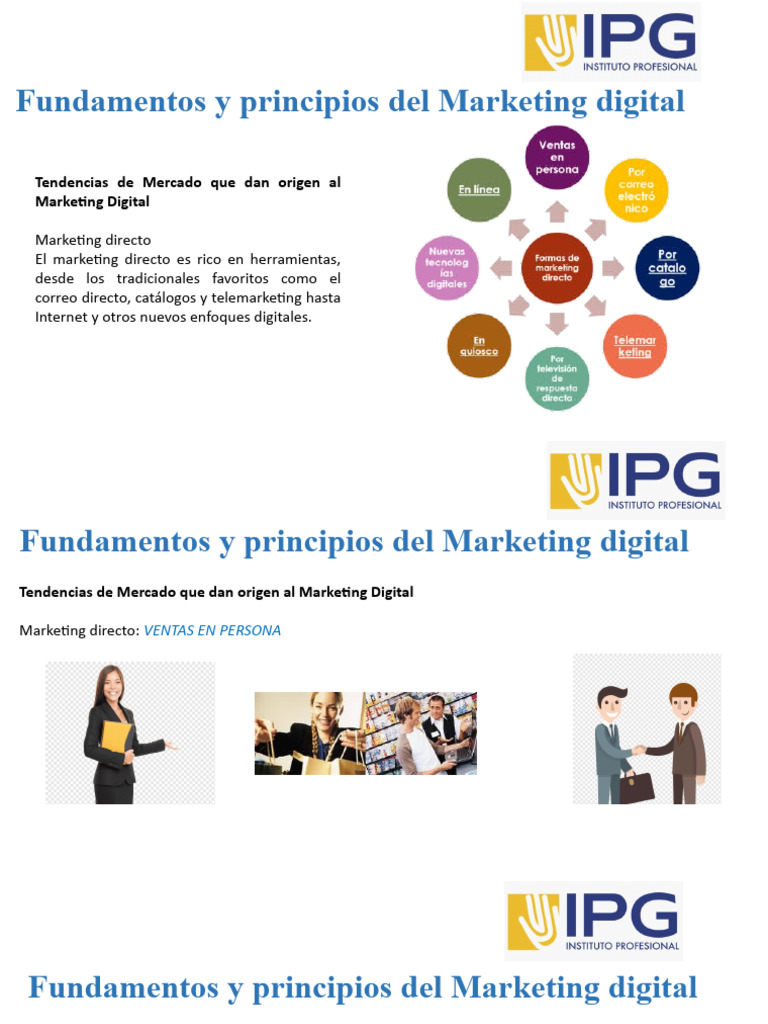 Clase01 Tendencias Mdo y Origen MKTG | PDF | Publicidad digital | Marketing