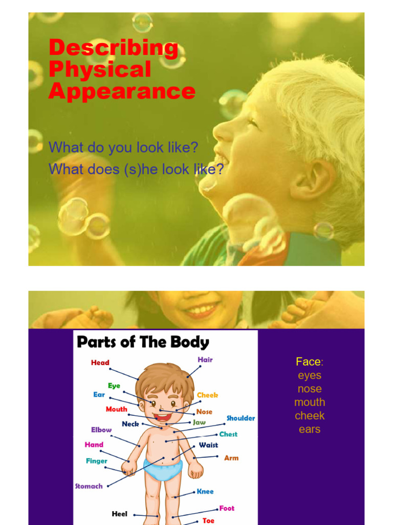 Describing-Physical-Appearance Material de Aula | PDF | Hair | Blond