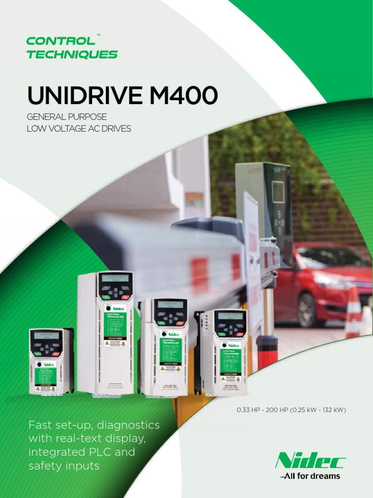 Unidrive M400 Brochure | PDF | Programmable Logic Controller | Computer Program