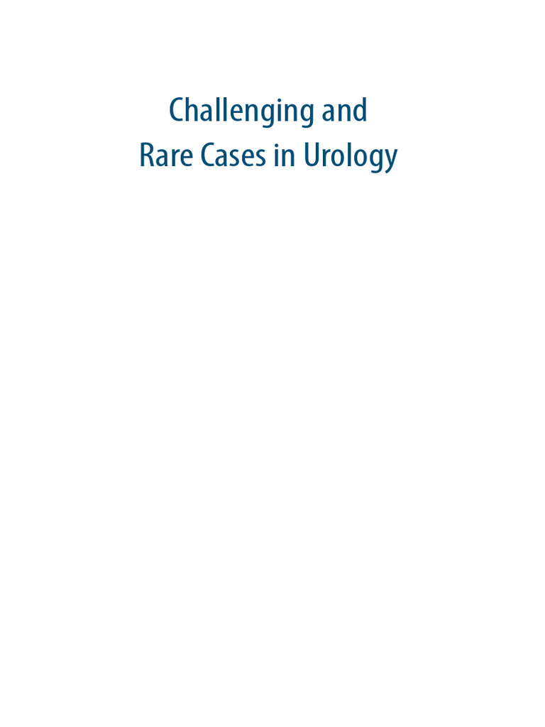Challenging and Rare Cases in Urology 2014 | PDF | Kidney | Urinary System