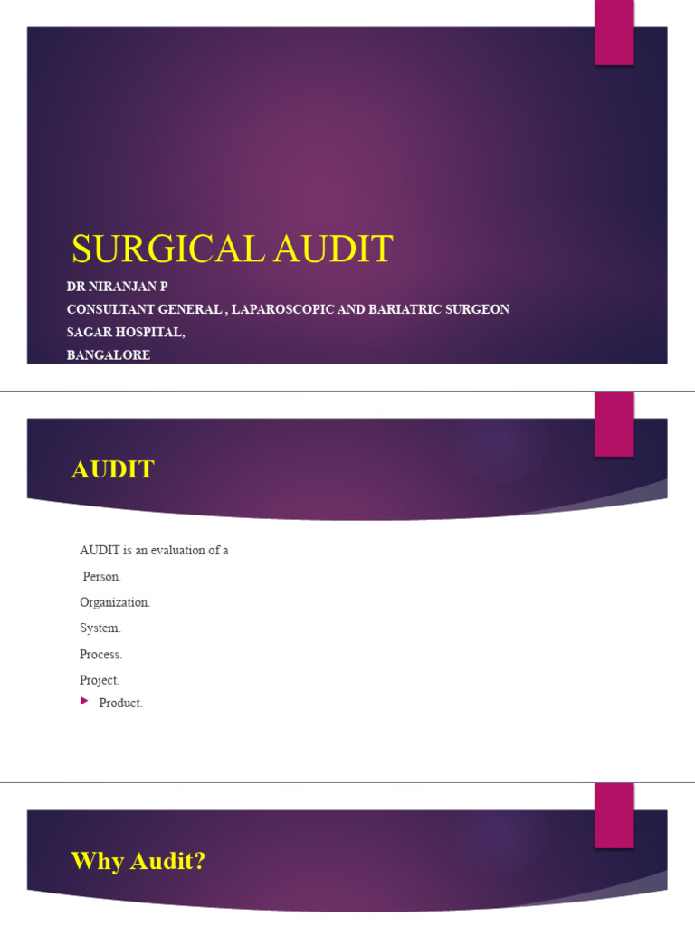 Surgical Audit Download Free Pdf Audit Surgery