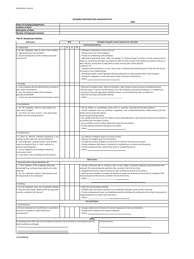 Heat Stress Health Risk Assessment | PDF | Humidity | Hyperthermia