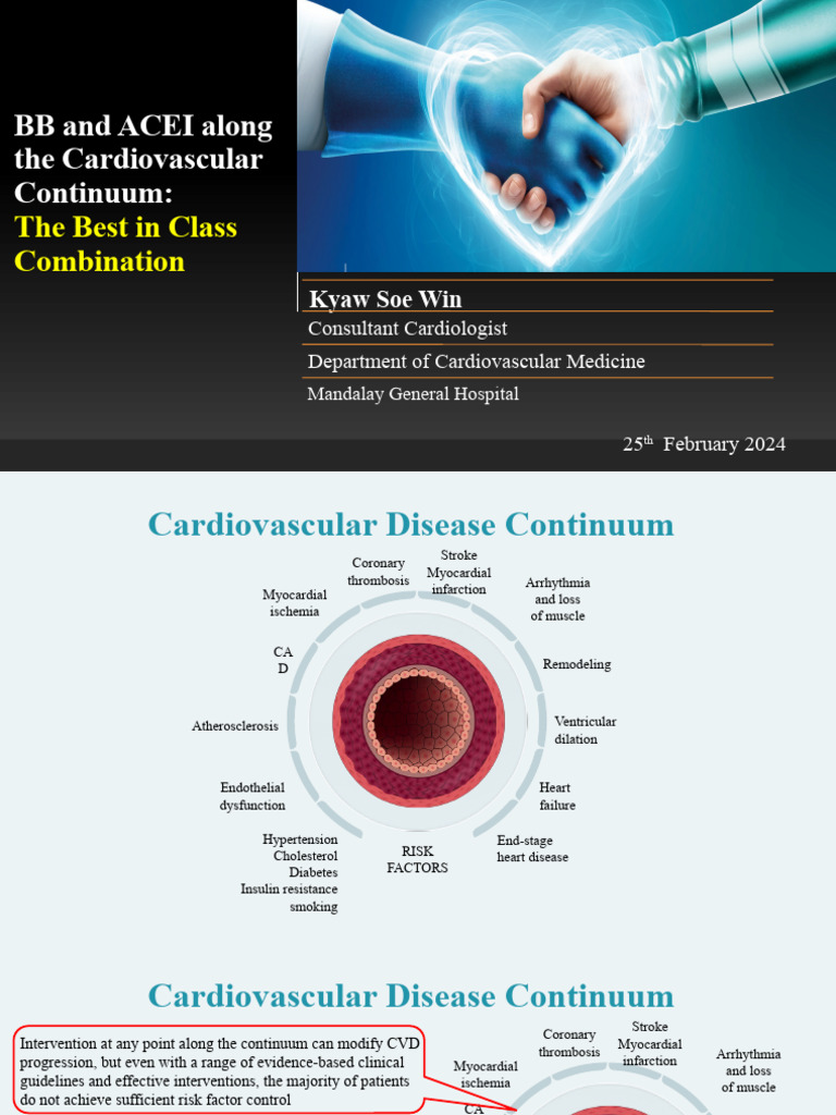 Beta‑Blockers and ACEI Combination Along the Cardiovascular Continuum | PDF | Blood Pressure ...