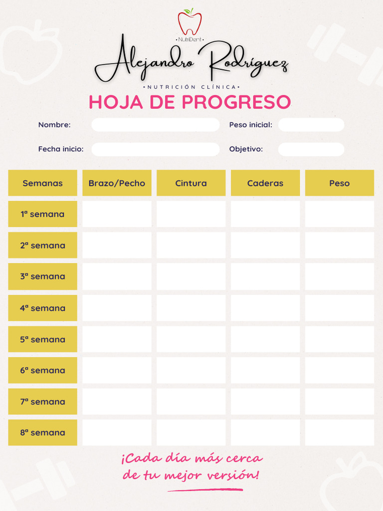 Hoja de Progreso | PDF