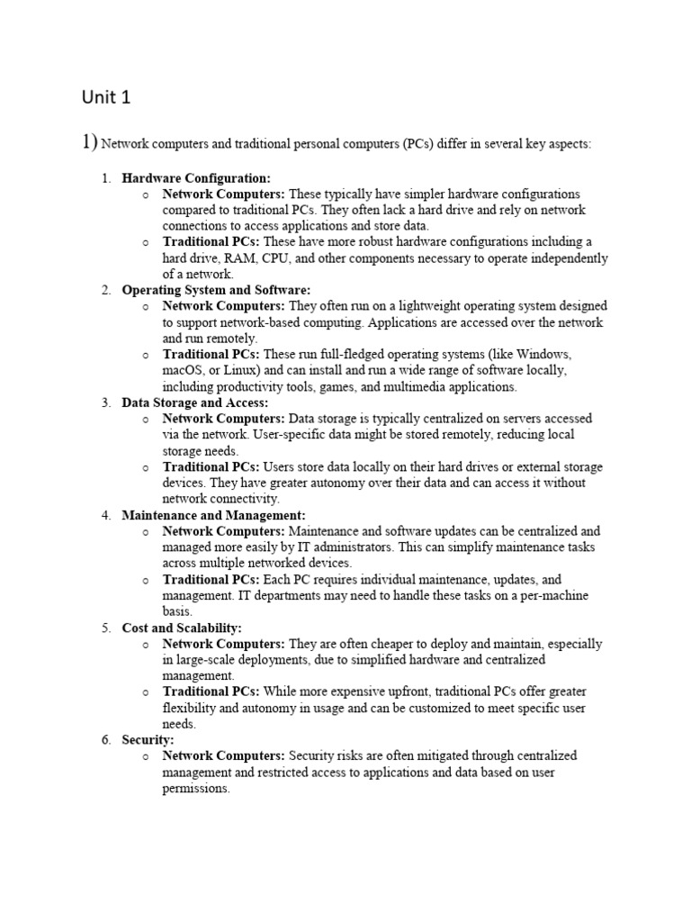 Os Unit 1 and 2 | PDF | Operating System | Personal Computers