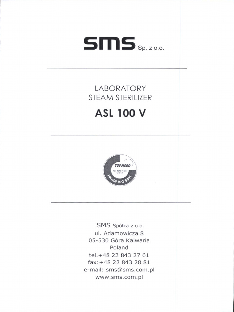 Technical Documentation ASL100 V (No 89-49-2020) - CURAMED EGYPT MEDICAL Egypt | PDF