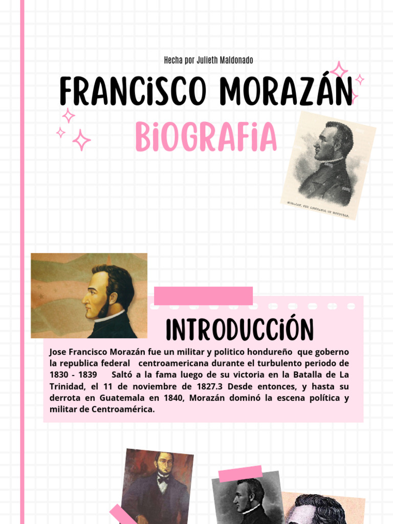 Biografía de Francisco Morazán | PDF