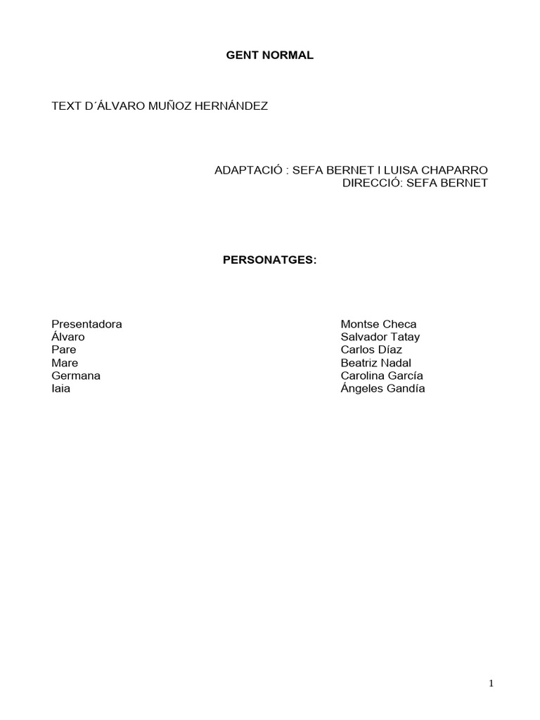 Gent Normal Valencià | PDF