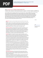 Criterios de Phoenix para Sepsis Pediátrica | PDF | Septicemia ...