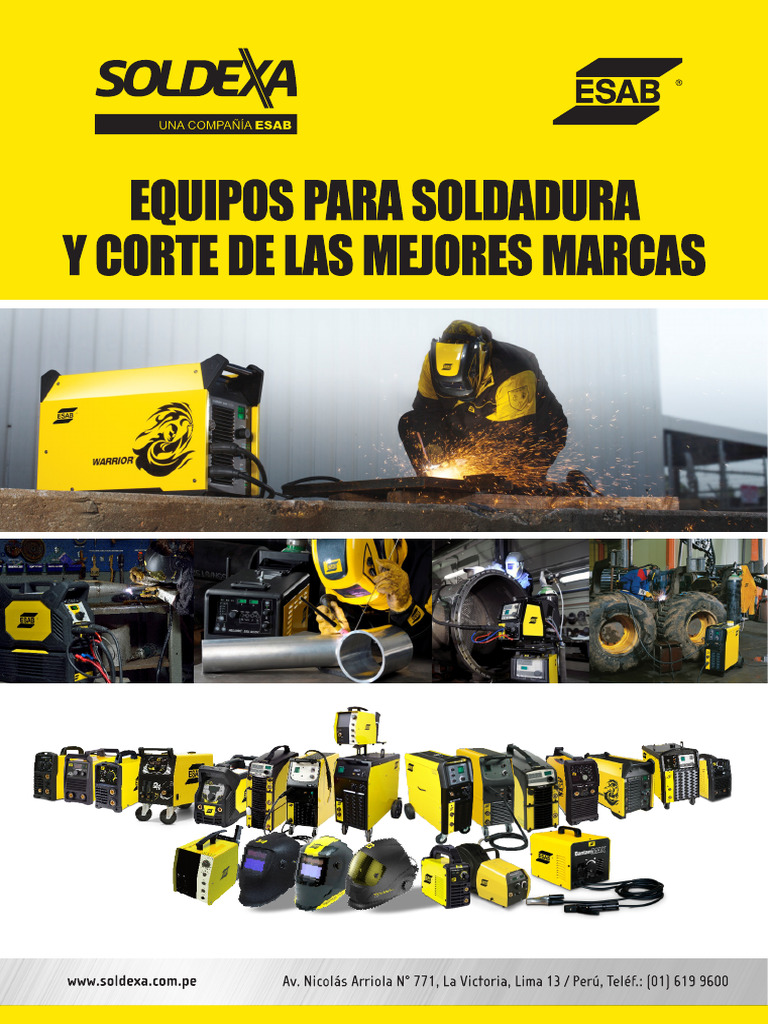 Soldexa Triptico Esab 2019 2 Curvas | PDF