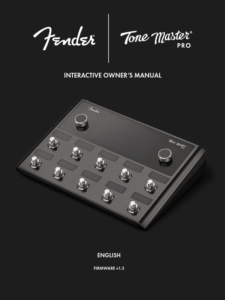 Fender Tone Master Pro | PDF | Amplifier | Microphone