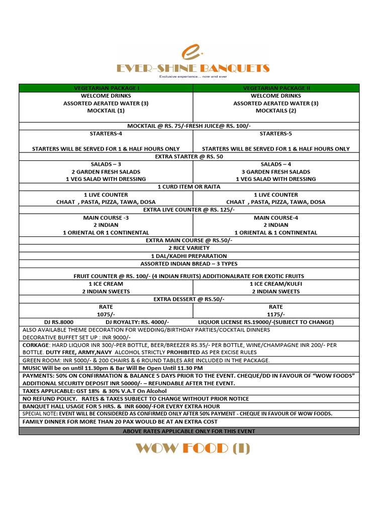 Vegetarian Menu 2ND Floor 2014 | PDF | Cocktails | Salad