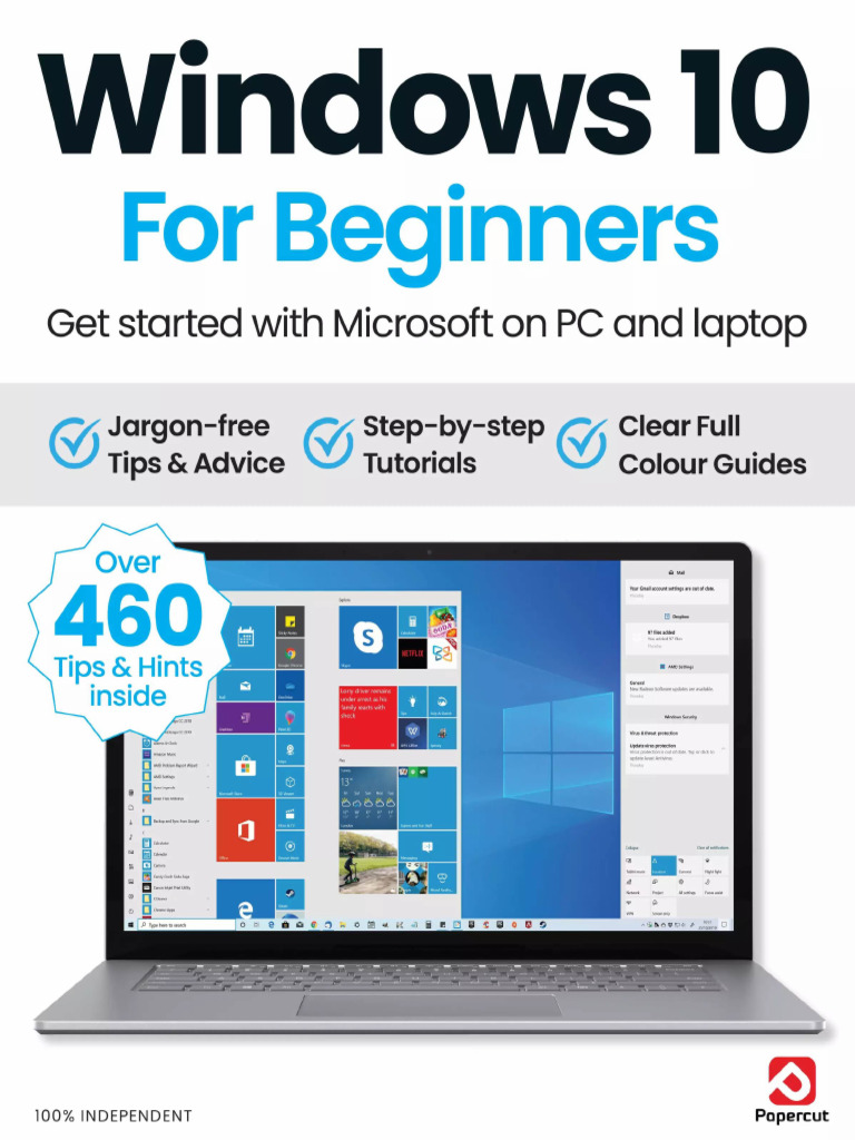 Windows 10 For Beginners, 19th Edition, 2024 | PDF