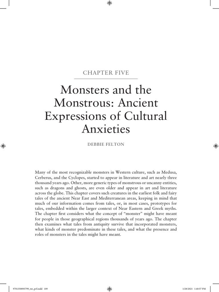 Monsters and The Monstrous Ancient Expre | PDF | Jonah | Zeus