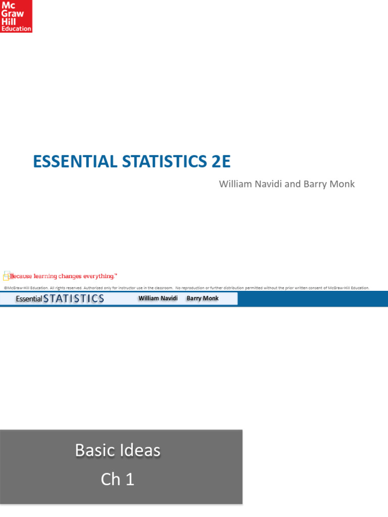 CH 1 - Luc | PDF | Sampling (Statistics) | Experiment