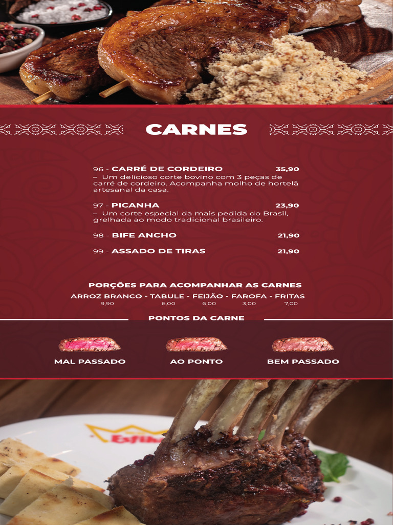 RE Cardapio Carnes v2 Baixa | PDF