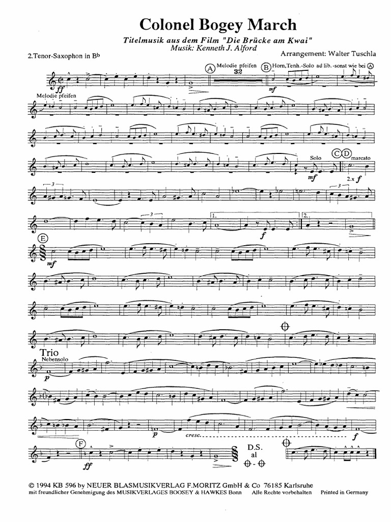 Colonel Bogey March | PDF