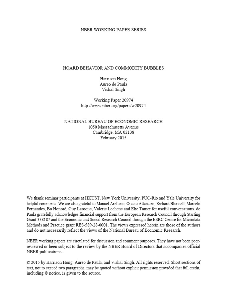 Economic Hoarding | PDF | Consumer Price Index | Fixed Effects Model