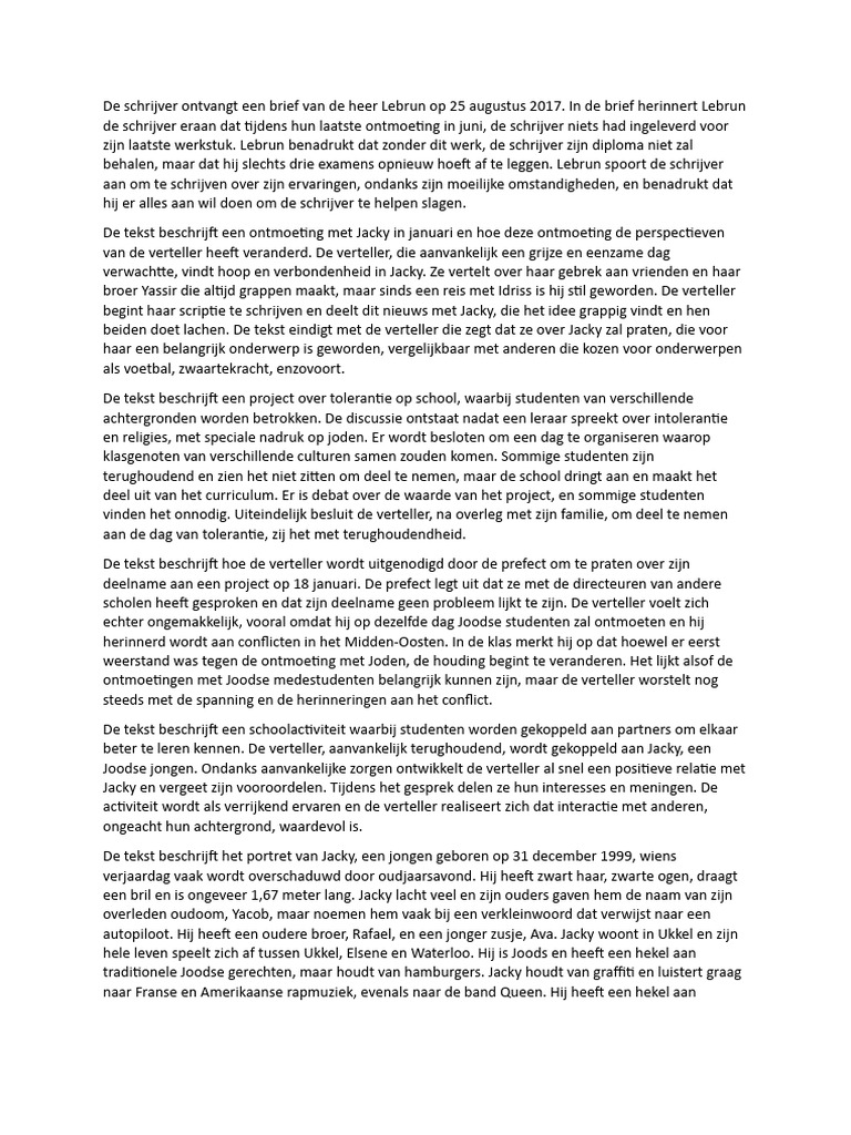 Samenvatting Boek Frans | PDF