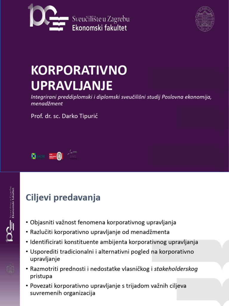 Korporativno Upr | PDF