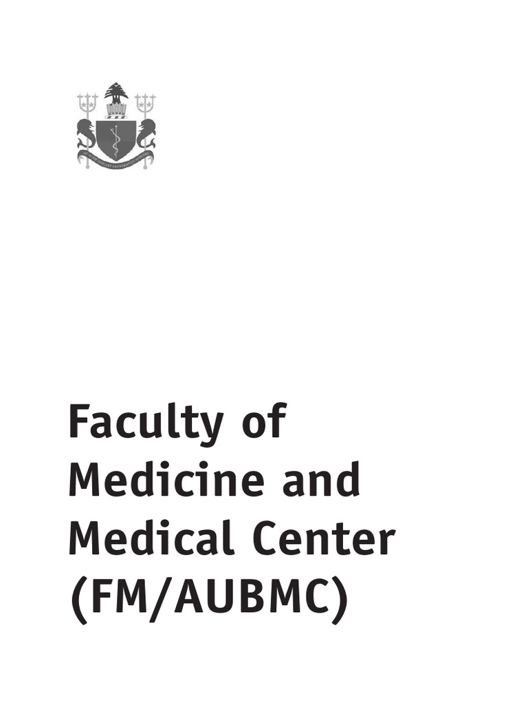 fm-aubmc | PDF | Medical School | Postgraduate Education