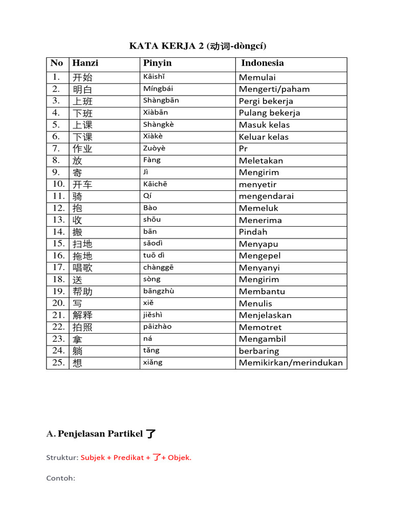 BAB 5 BASIC Kata Kerja 2 | PDF