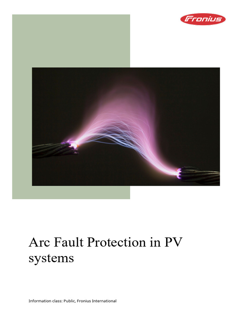 PV Arc Fault Safety Guide | PDF | Electric Arc | Photovoltaic System