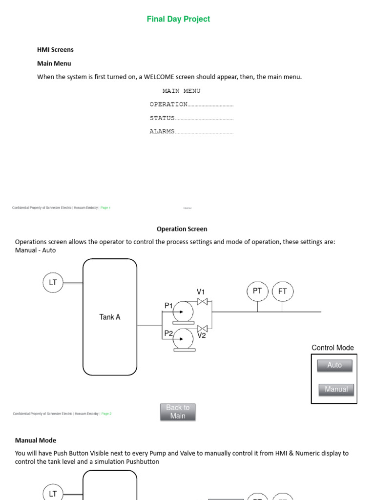 HMI Control System Overview | PDF