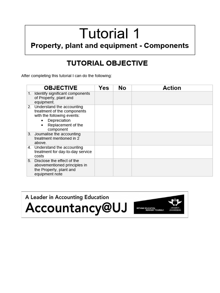Tutorial 1 - PPE Question | PDF | Accounting | Financial Statement