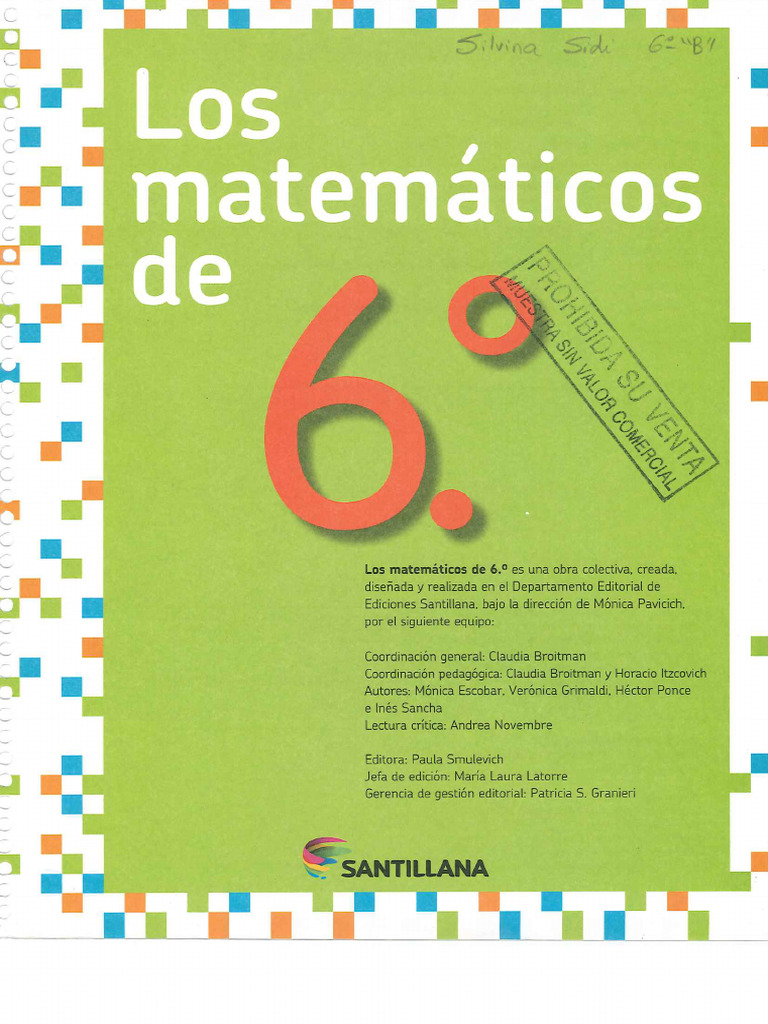 Los Matemáticos de 6to | PDF