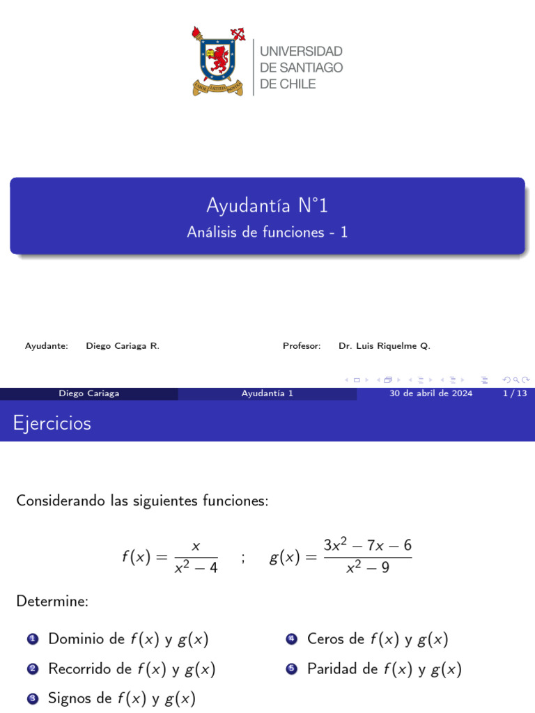 Ayudantía I | PDF