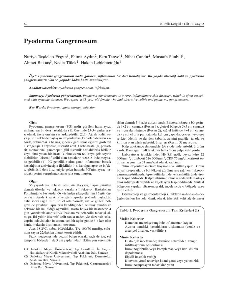 Pyoderma Gangrenosum | PDF
