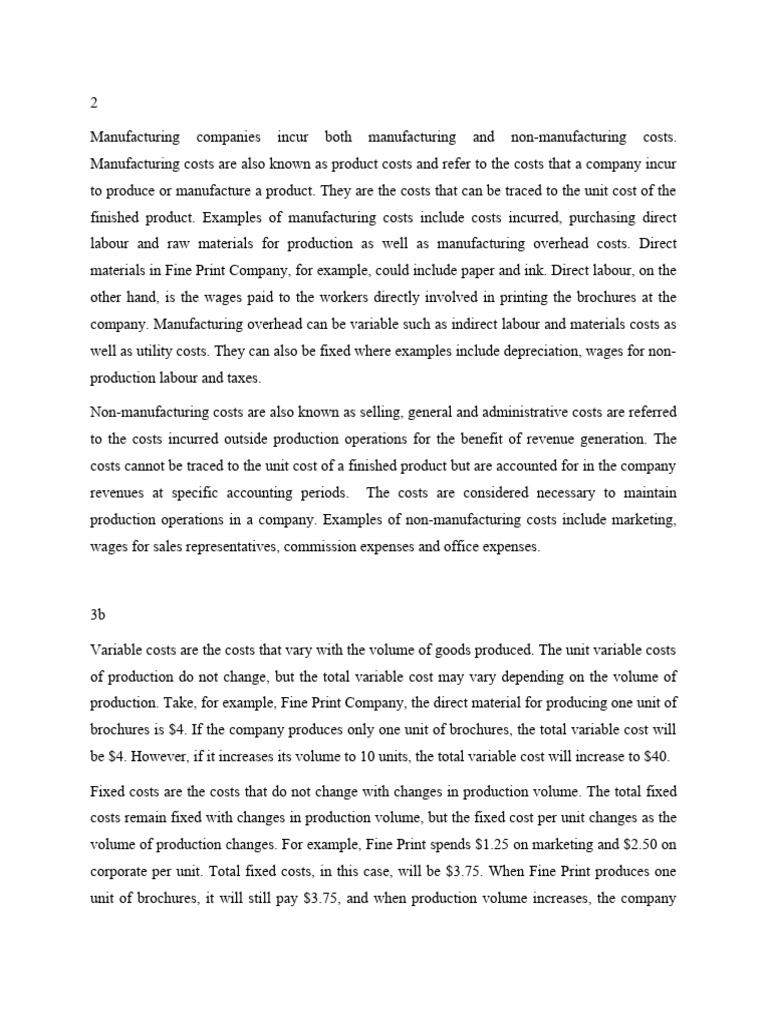 FinePrint Assignment - Draft | PDF | Cost | Labour Economics