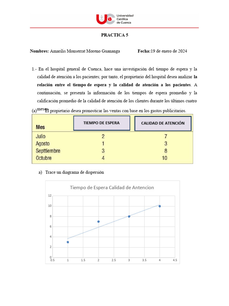 BIOESTADÍSTICA PRACTICA 5 ejercicios | PDF