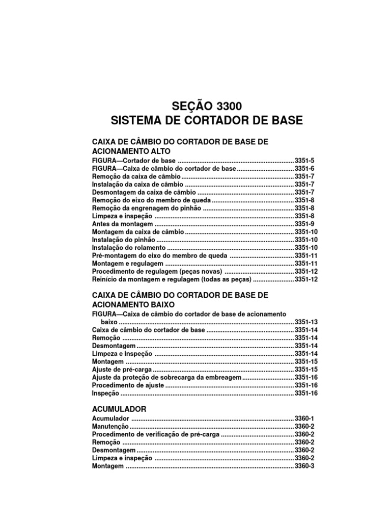 Manual de Reparação Corte de Base Case 7700 | PDF | Válvula | Engrenagem