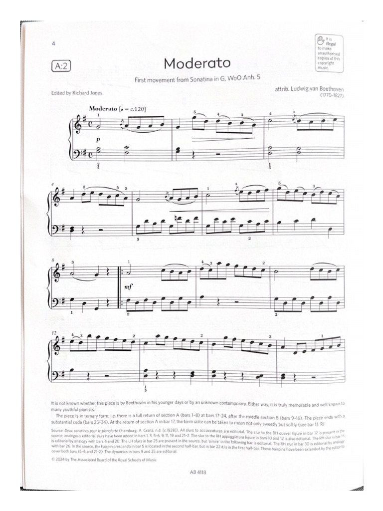 Grade2 Moderato | PDF
