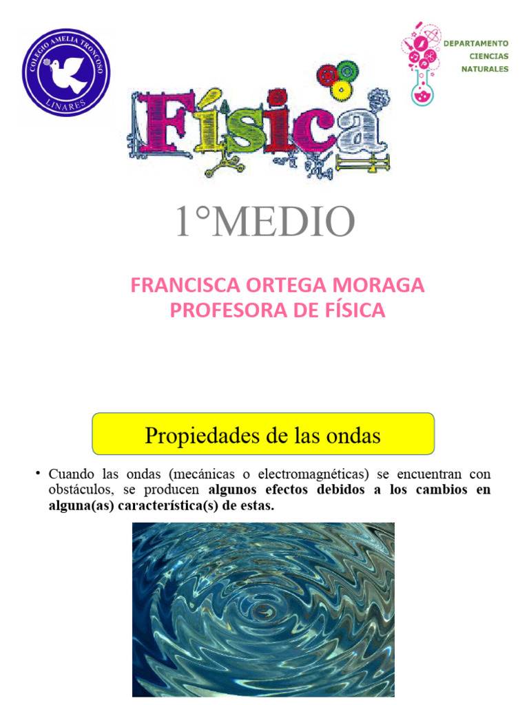 Clase 3 Propiedades de las ondas | PDF | Olas | Refracción