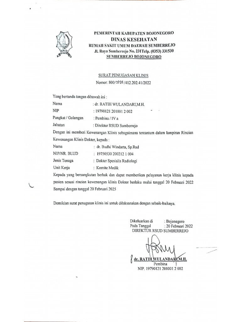 SPK RKK DR Budi | PDF