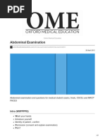Abdominal Examination - OSCE Guide - Geeky Medics | PDF | Abdomen | Medical Specialties