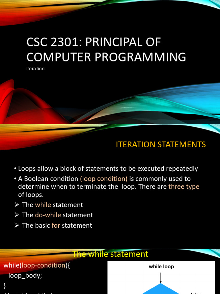 chapter_4_iteration | PDF | Control Flow | Software Development chapter_4_iteration | PDF | Control Flow | Software Development