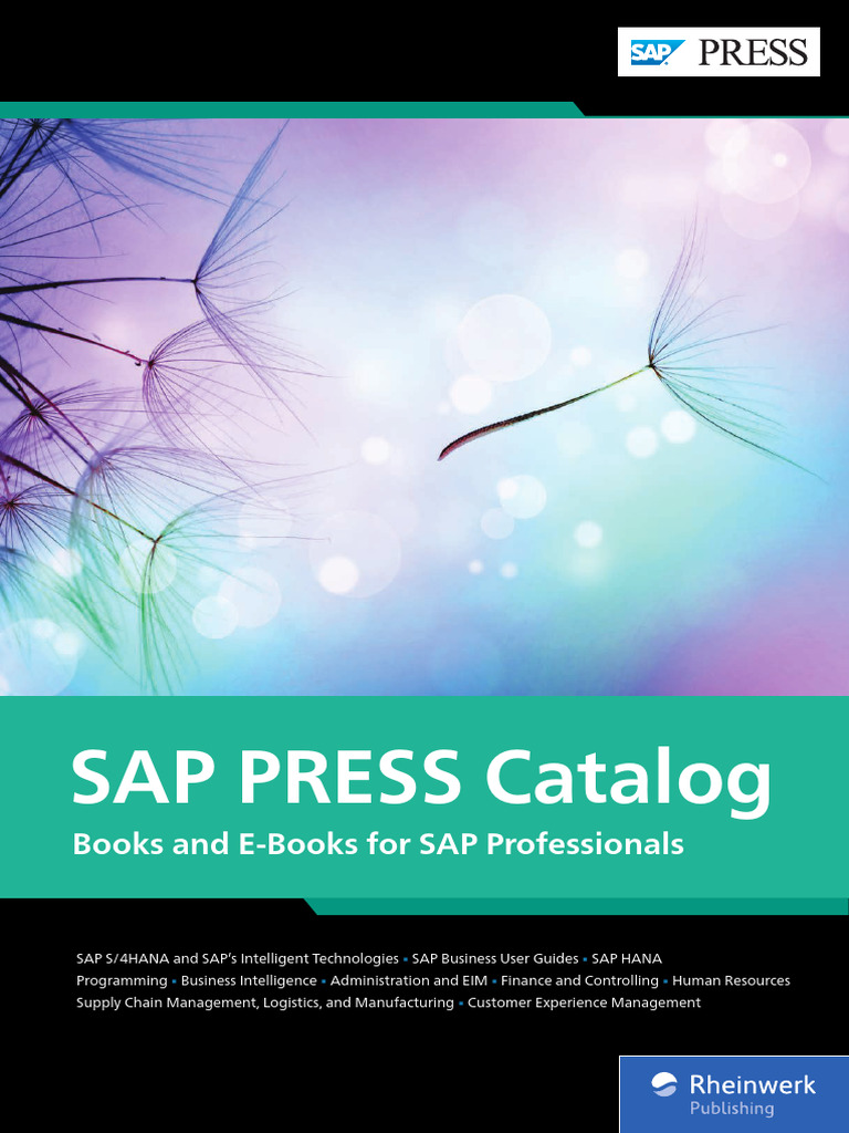 SAP PRESS Catalog for Professionals | PDF | Cloud Computing | Analytics