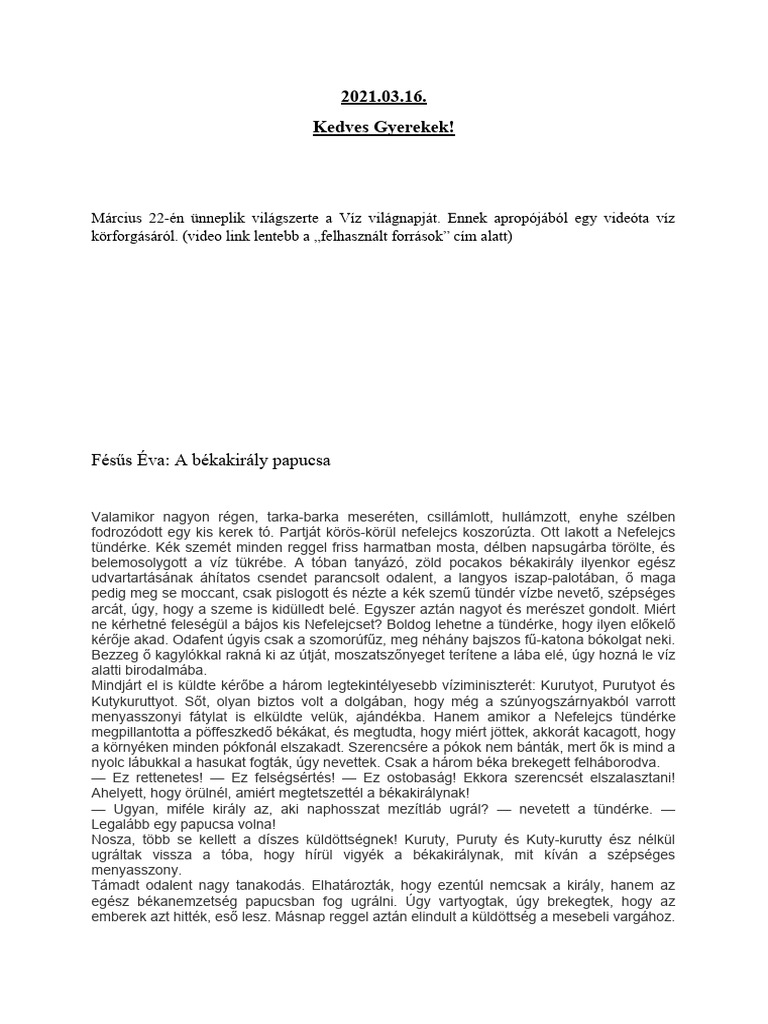 Kondorosi-2021 03 16 | PDF