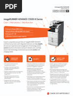 Color imageCLASS X MF1538C Brochure | PDF | Image Scanner | Fax