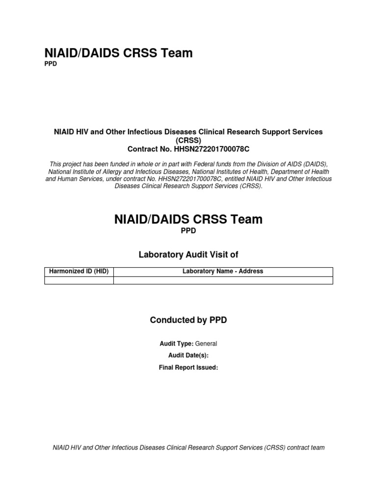 General Lab Audit Checklist | PDF | Calibration | Assay