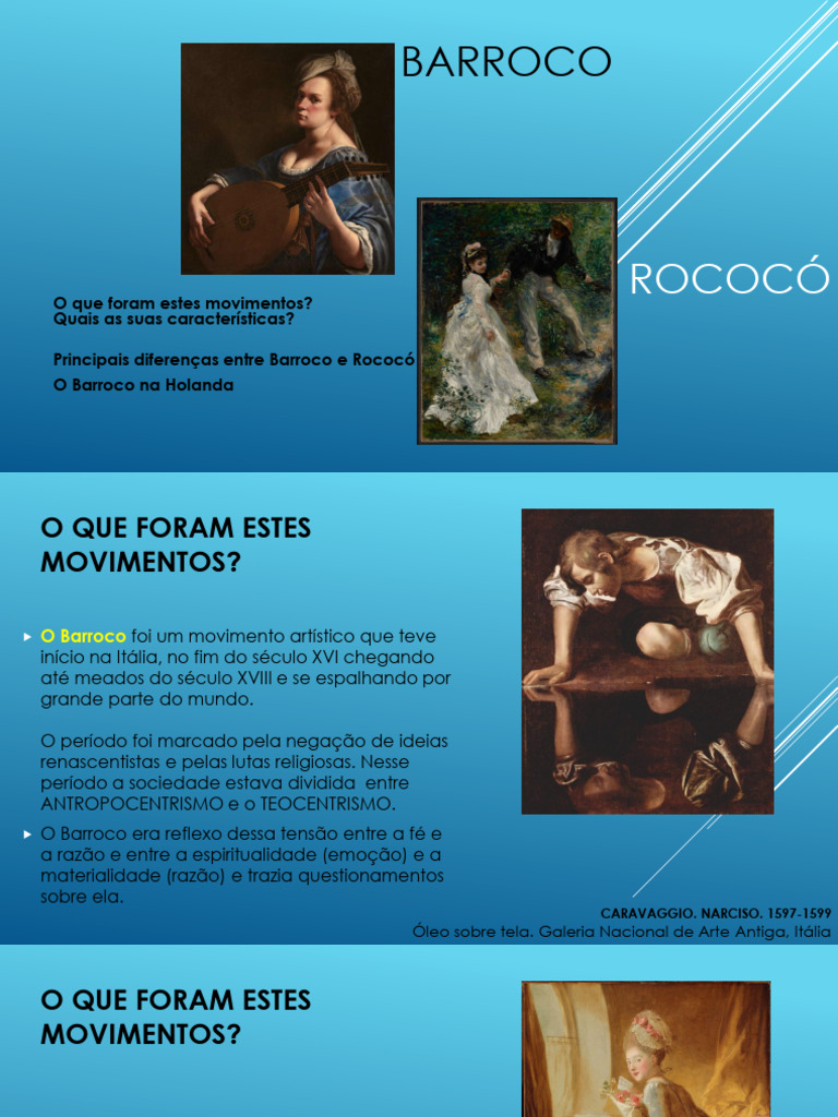 barroco e rococó | PDF | Barroco | Classicismo