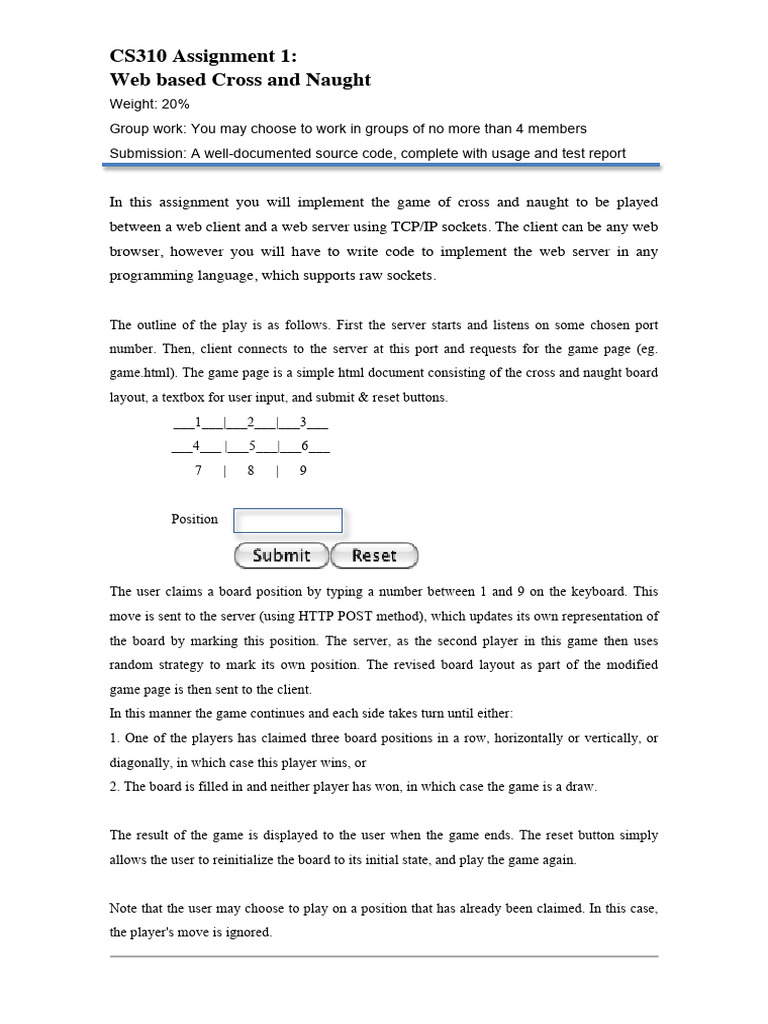 CS310 Assignment 1 | PDF