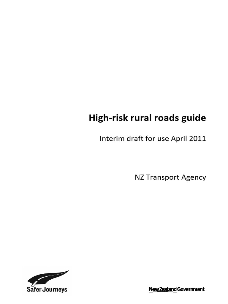 High-Risk Rural Roads Safety Guide | PDF | Traffic Collision | Road ...