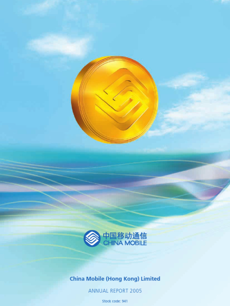 China Mobile HK Annual Report 2005 | PDF | Dividend | China