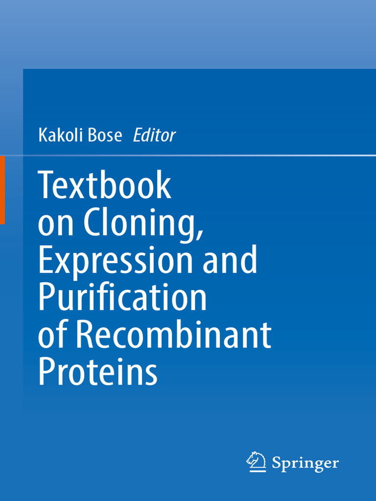 Textbook On Cloning, Expression and Purification of Recombinant | PDF ... Textbook On Cloning, Expression and Purification of Recombinant | PDF ...