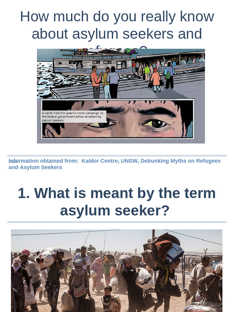 Refugee (Quiz) .Key | PDF | Asylum Seeker | Refugee